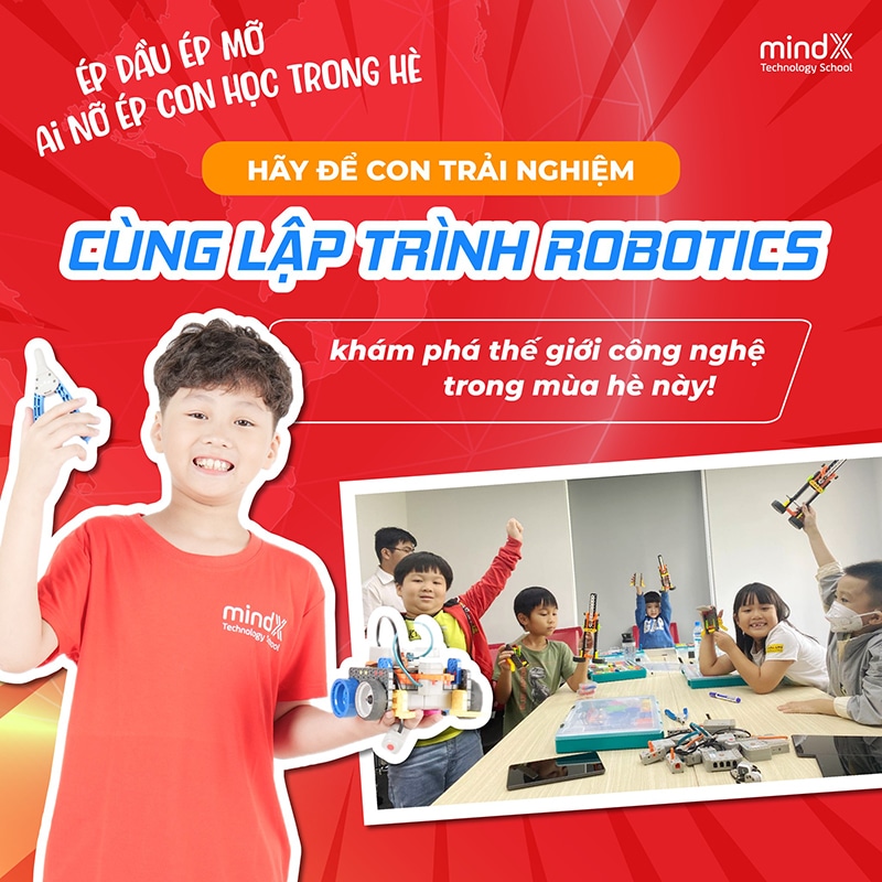 Khóa học STEM lập trình Robotics & Scratch cho trẻ em - MindX - MindX blog